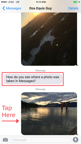 Easily Find Where a Photo Was Taken From Messages - The Photo Investigator