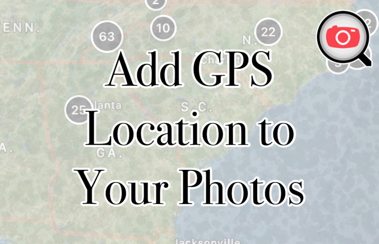 Easily Add GPS Location To Your Photos - The Photo Investigator